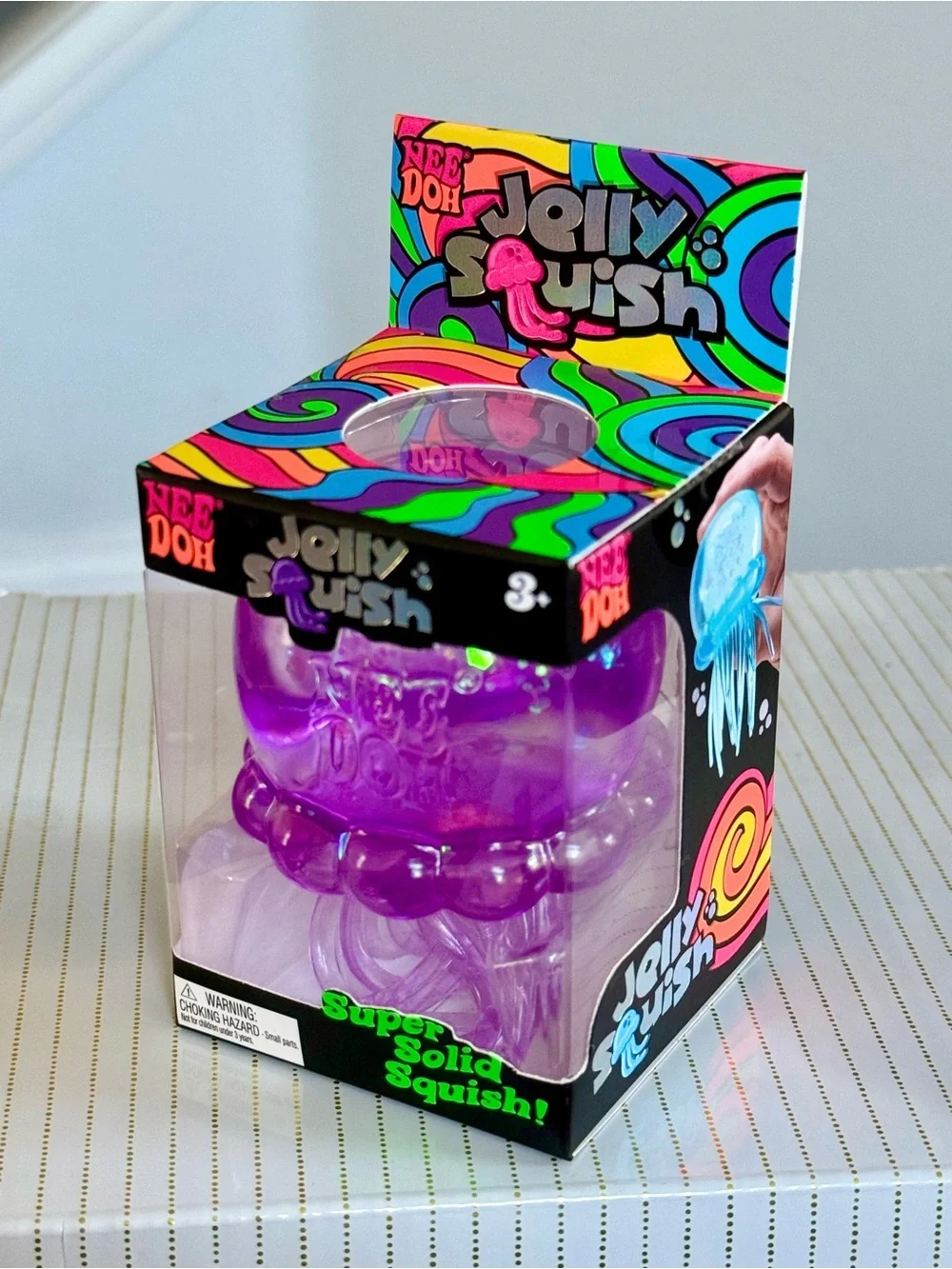 NeeDoh | Toys | Rare Viral Purple Sparkly Needoh Jellysquish Jellyfish ...